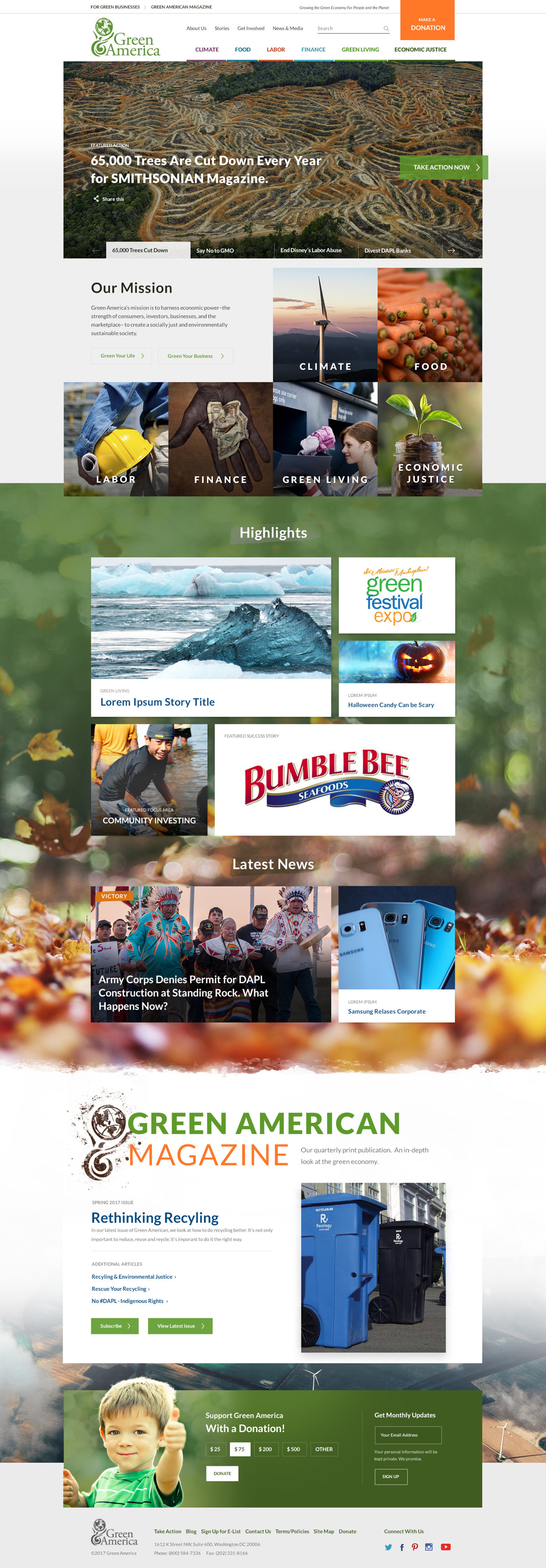 Green America - Drupal for Sustainable Growth — WDG